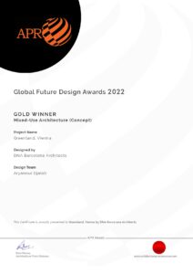 GLOBAL FUTURE DESIGN AWARDS 2022 - DNA Barcelona Architects